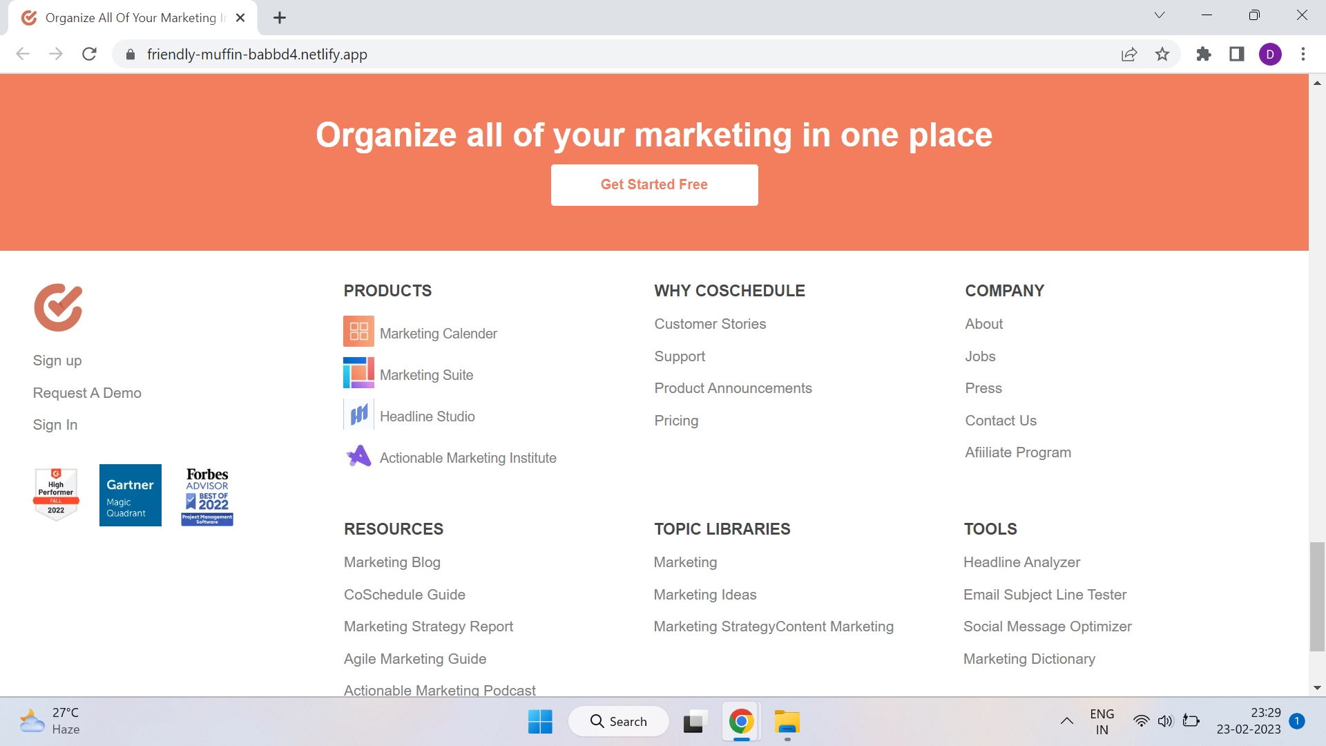 GitHub - dikshantnagpal/CoSchedule-Clone: coSchedule is the marketing industry leading provider ...