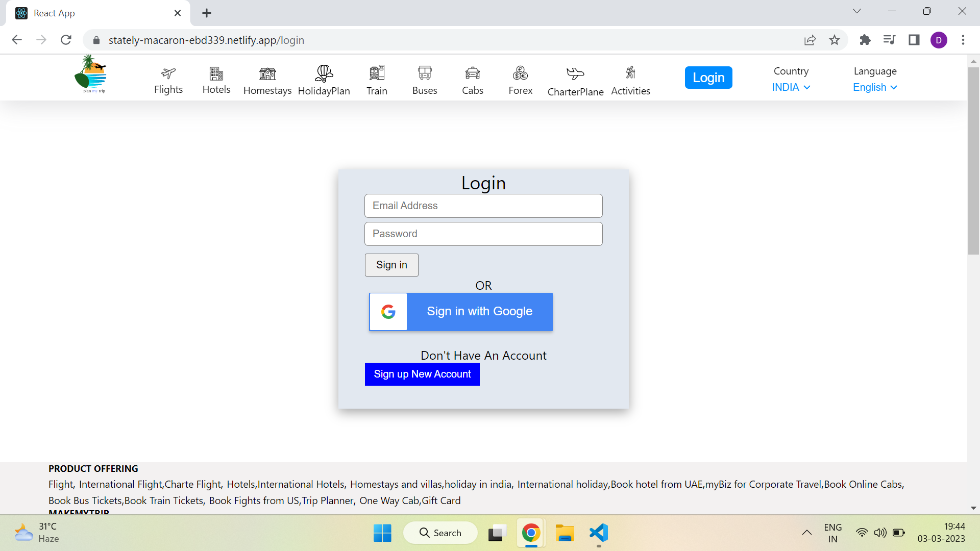 GitHub - dikshantnagpal/Planmytrip: This project is a clone of ...