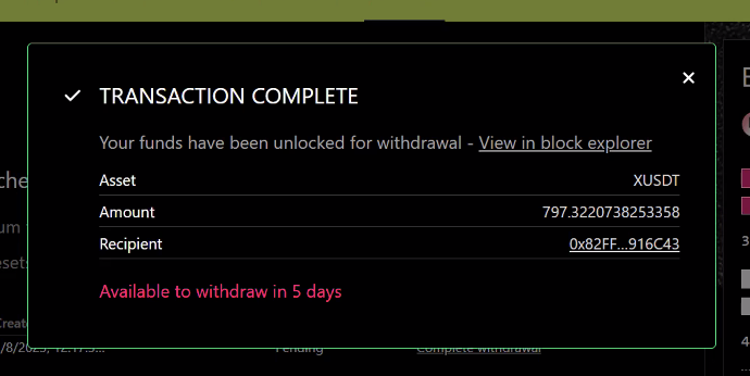 Notify users of incomplete withdrawals · Issue #3120 · vegaprotocol/frontend-monorepo · GitHub