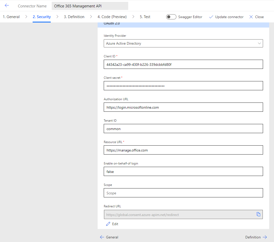 CoE Audit Logs Custom Connector - Unauthorized · Issue #5917 · microsoft/coe-starter-kit · GitHub