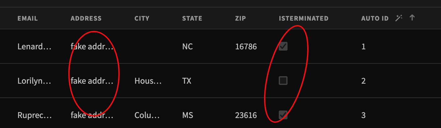 [BUDI-6699] Automation's "Update Row" Action does not allow to save rows with "Off" / "False ...