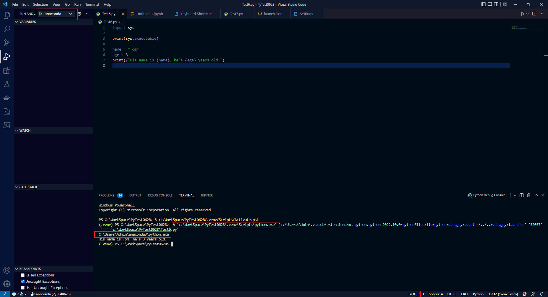 Invalid python configuration in launch.json · Issue #19458 · microsoft ...