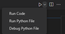 List run configurations from the run button drop-down menu · Issue #20269 · microsoft/vscode ...