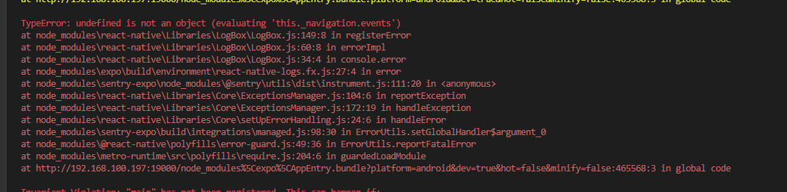 Problem Sentry Performance Typeerror Undefined Is Not An Object Evaluating This 