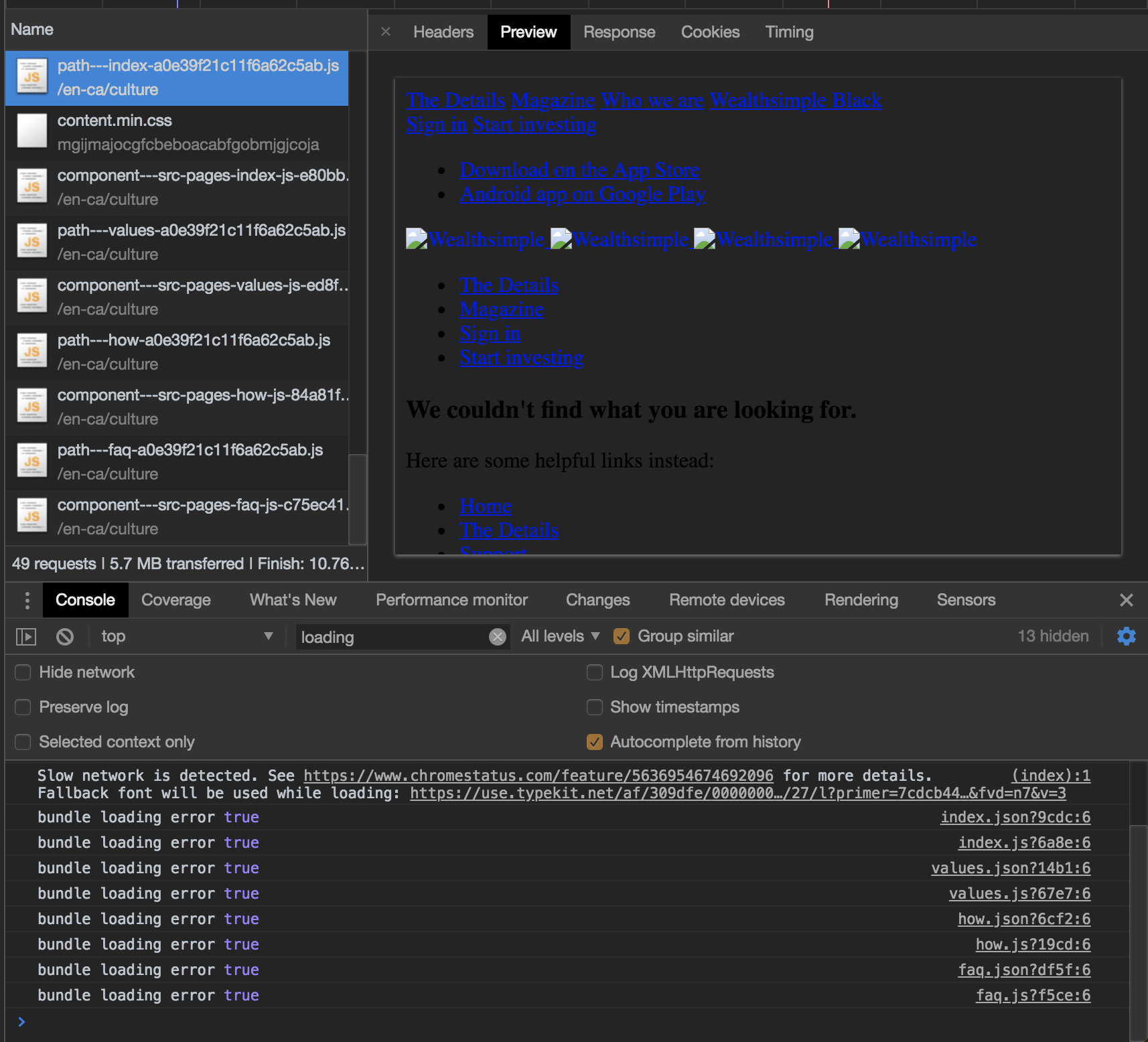 Initial site load in subdirectory instead of root causes other pages to fail · Issue #7181 ...