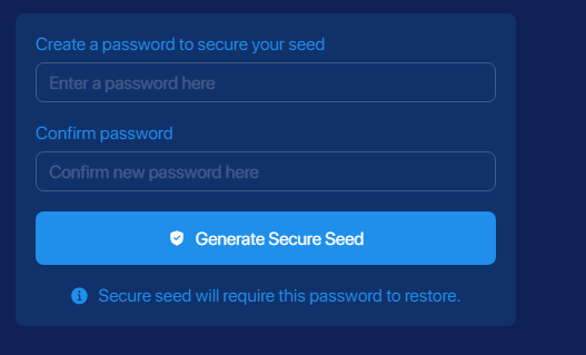 Seed generation option should be removed for tracking wallets in gui · Issue #377 · hyle-team ...