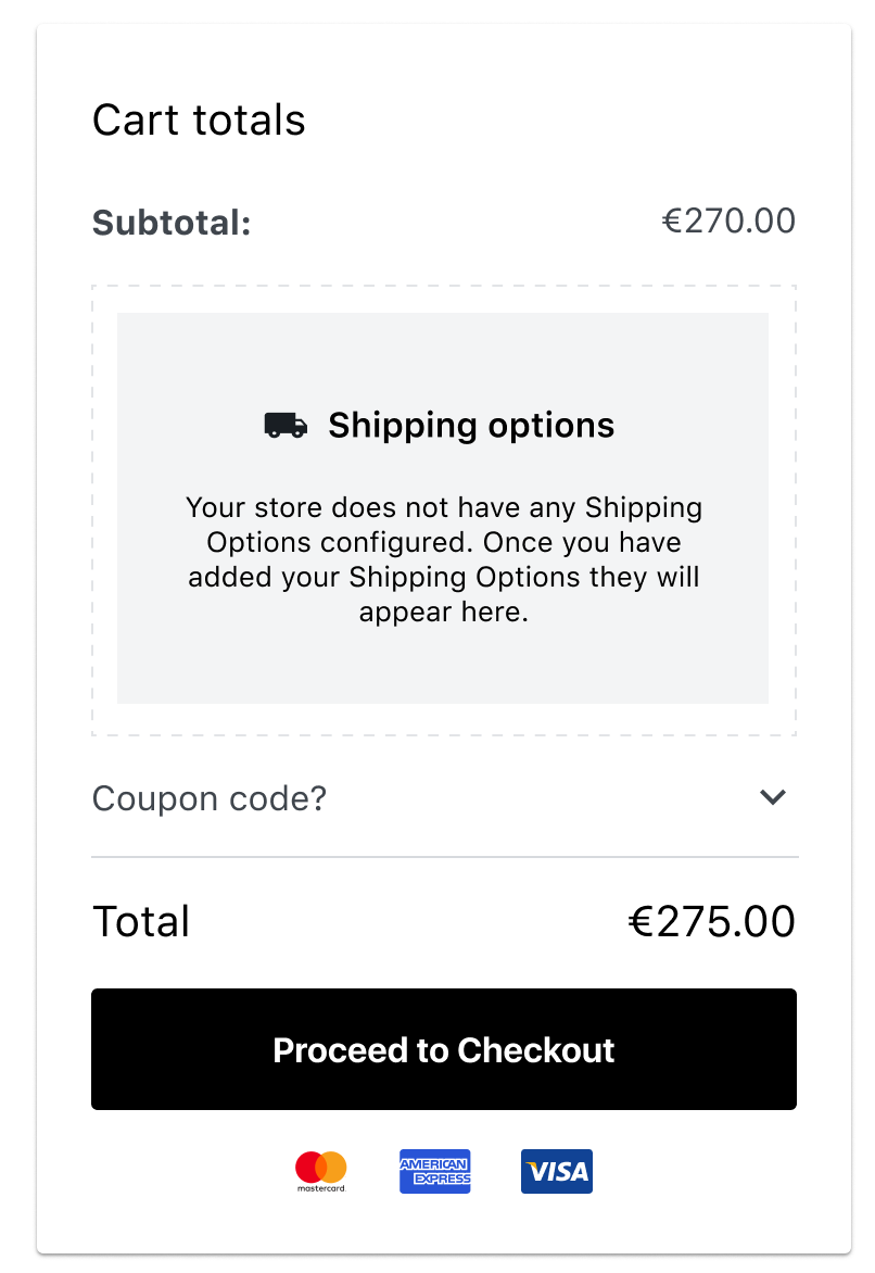 Cart Block: Block settings for shipping options. · Issue #1488 ...