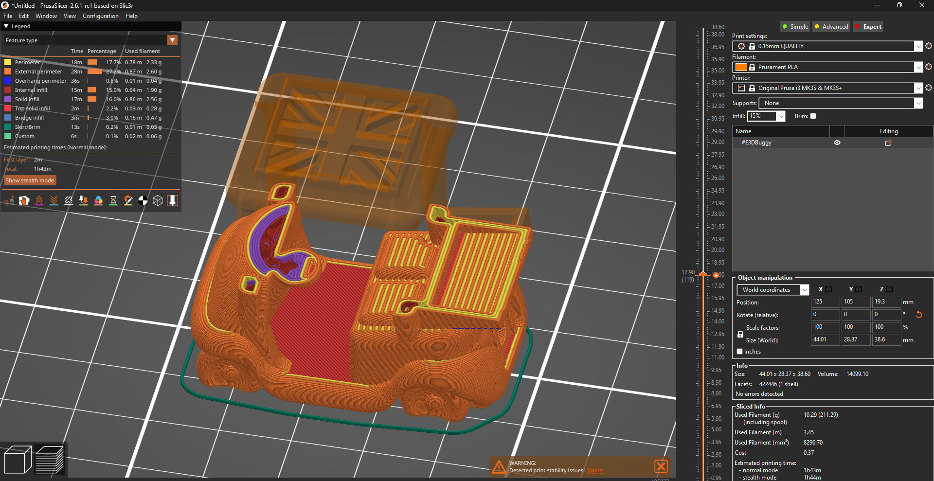 Visible shell during gcode preview. · Issue #11191 · prusa3d/PrusaSlicer · GitHub