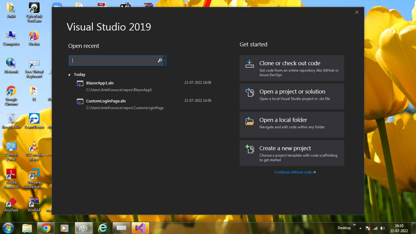 GitHub - SelinaSharma/BlazorApp_login_Page: Login page is created with Blazor Server App by ...