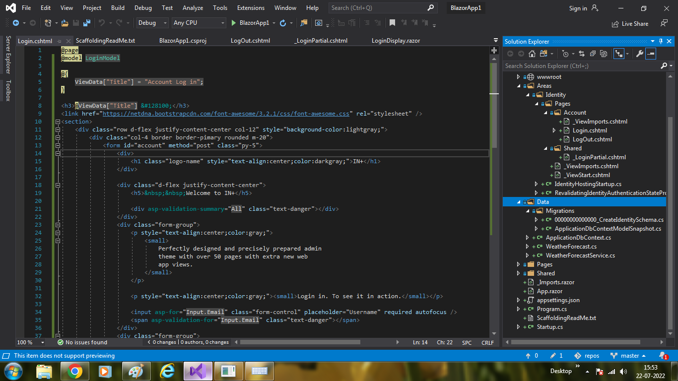 GitHub - SelinaSharma/BlazorApp_login_Page: Login page is created with ...