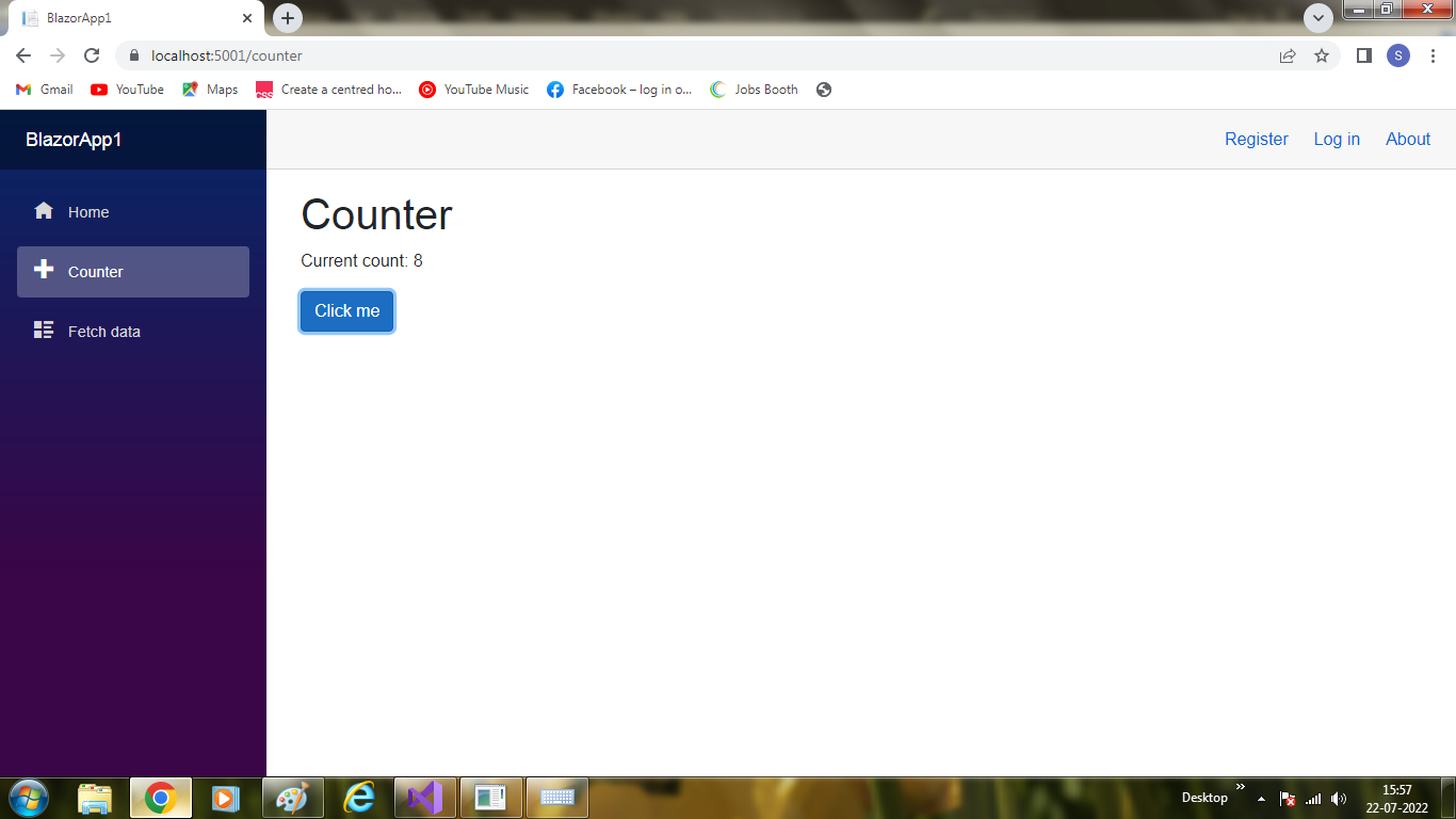 GitHub - SelinaSharma/BlazorApp_login_Page: Login page is created with Blazor Server App by ...