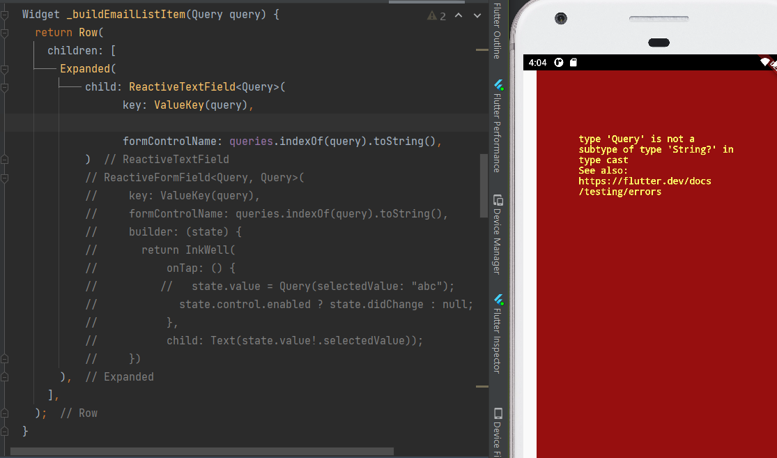 Working with Objects on ReactiveTextField and ReactiveFormField · Issue #310 · joanpablo ...