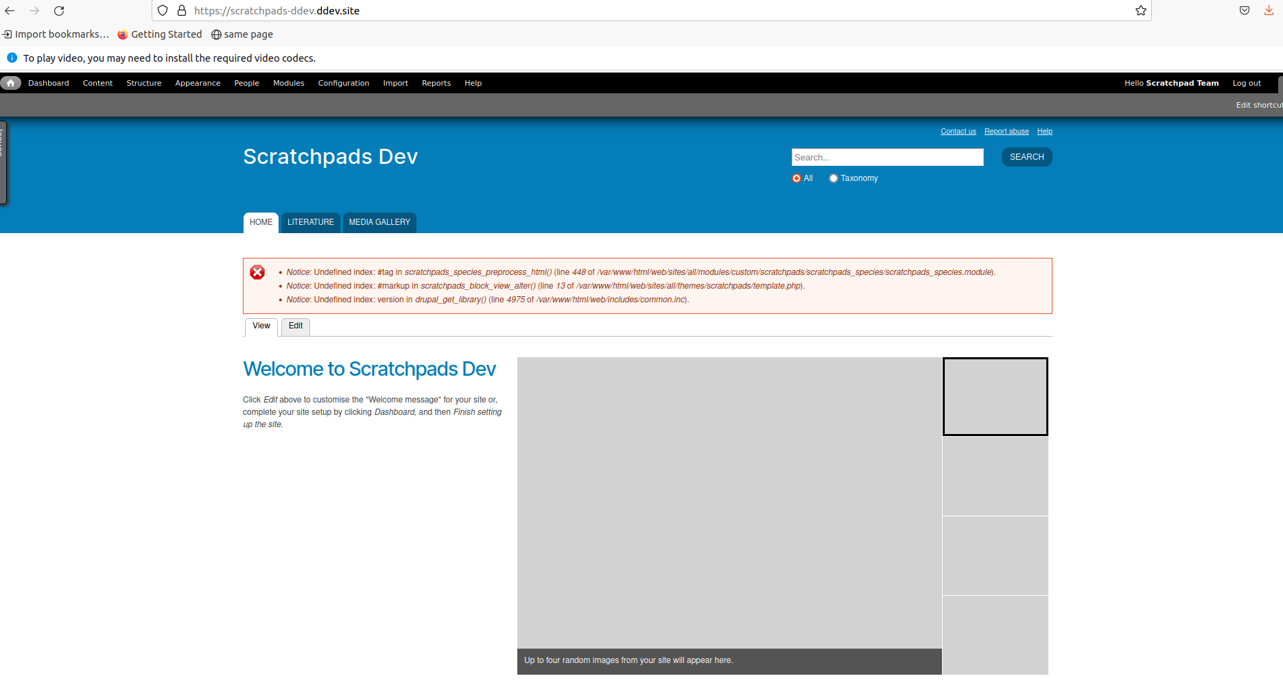 DX: use ddev for local development setup · Issue #6408 · NaturalHistoryMuseum/scratchpads2 · GitHub