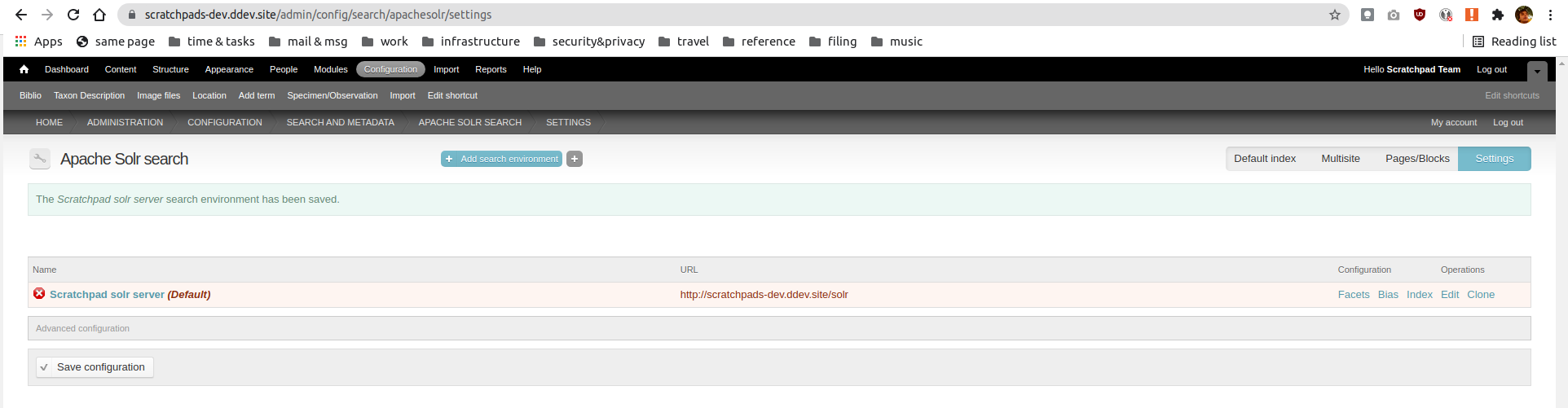 DX: use ddev for local development setup · Issue #6408 · NaturalHistoryMuseum/scratchpads2 · GitHub