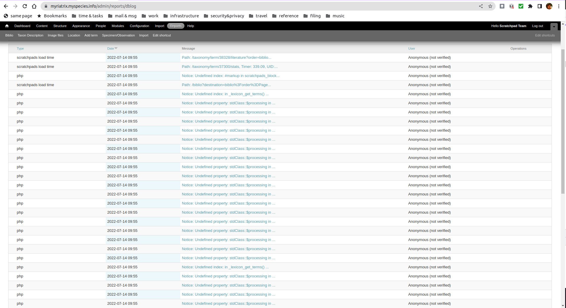 Please, fix IUCN Red List API · Issue #6564 · NaturalHistoryMuseum/scratchpads2 · GitHub