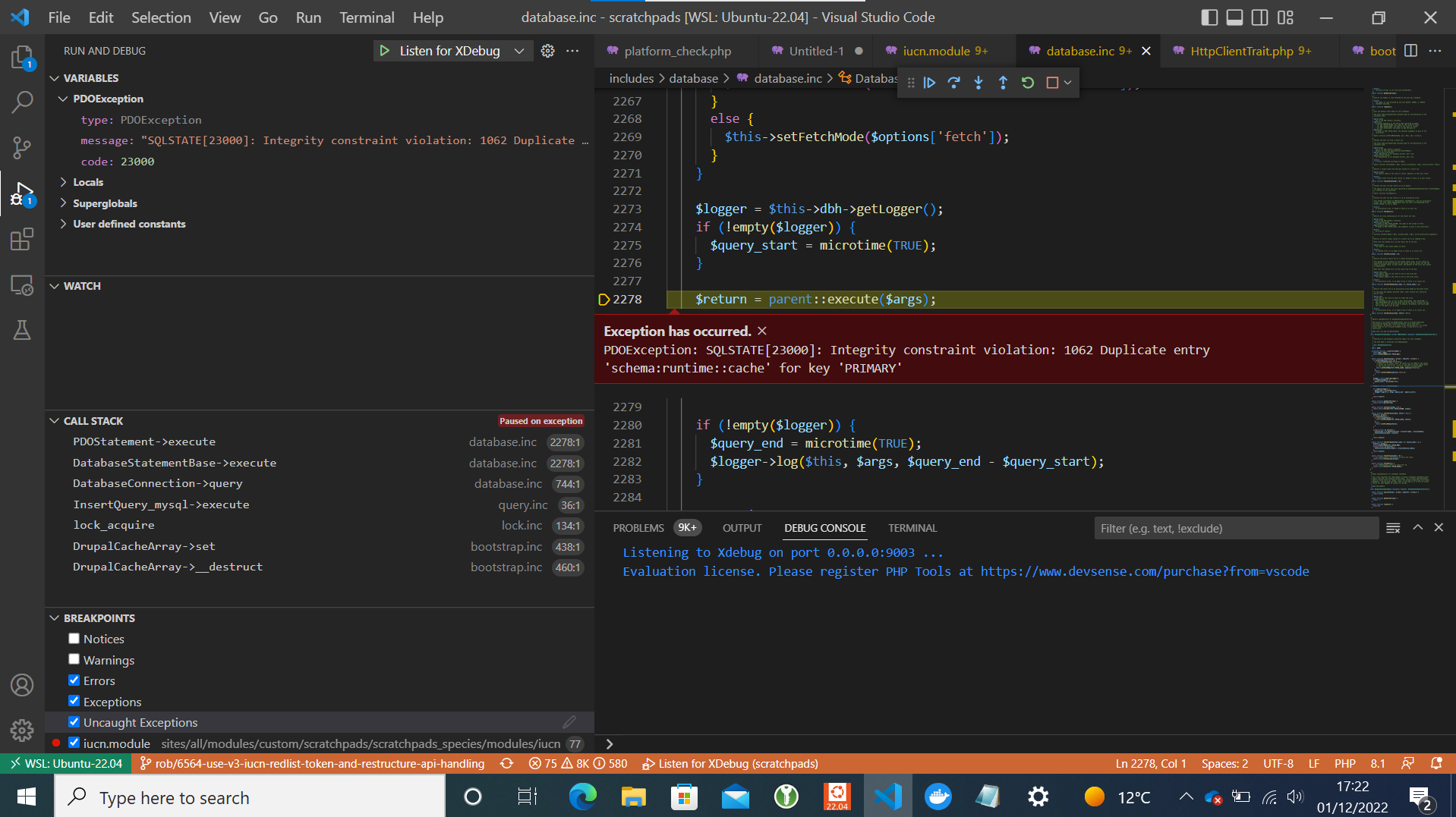Please, fix IUCN Red List API · Issue #6564 · NaturalHistoryMuseum/scratchpads2 · GitHub