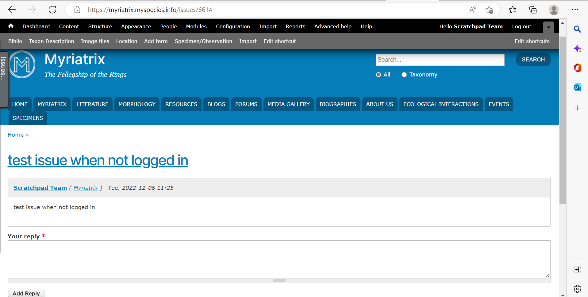 Integrated Github issue queue · Issue #15 · NaturalHistoryMuseum/scratchpads-evolution · GitHub