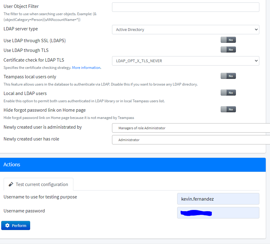 LDAP new installation issue · Issue #3414 · nilsteampassnet/TeamPass · GitHub
