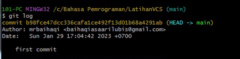 GitHub - mrbaihaqi/LatihanVCS