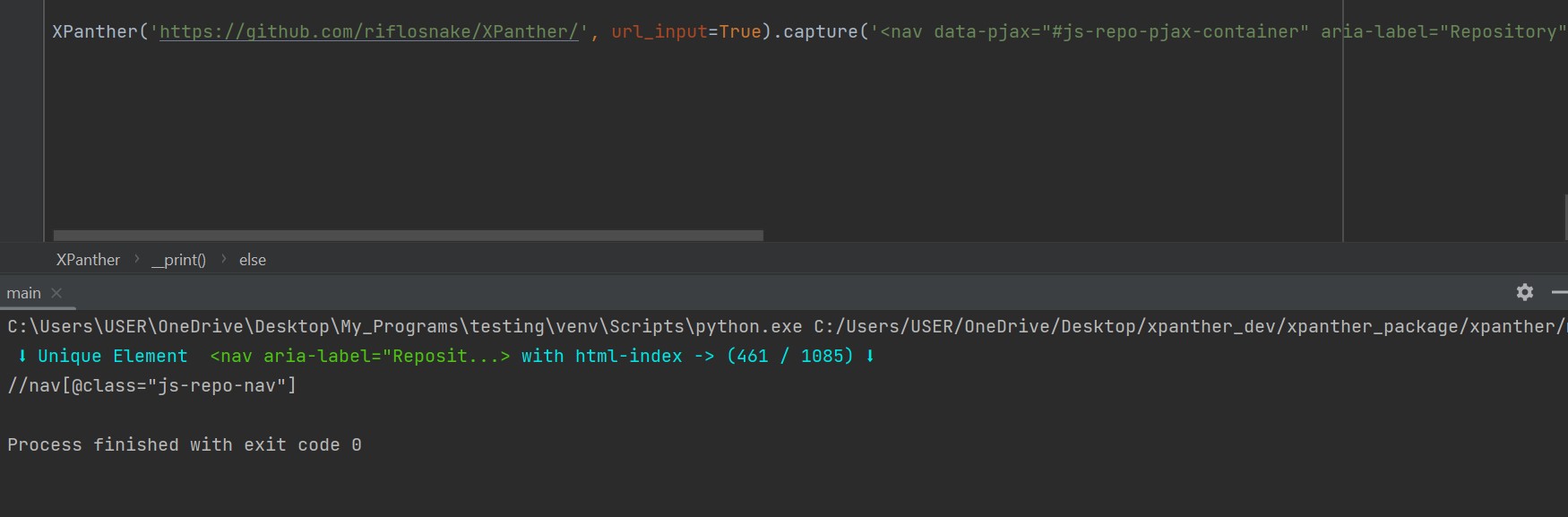 GitHub - riflosnake/XPanther: Find unique xpath selector for any HTML/XML element.