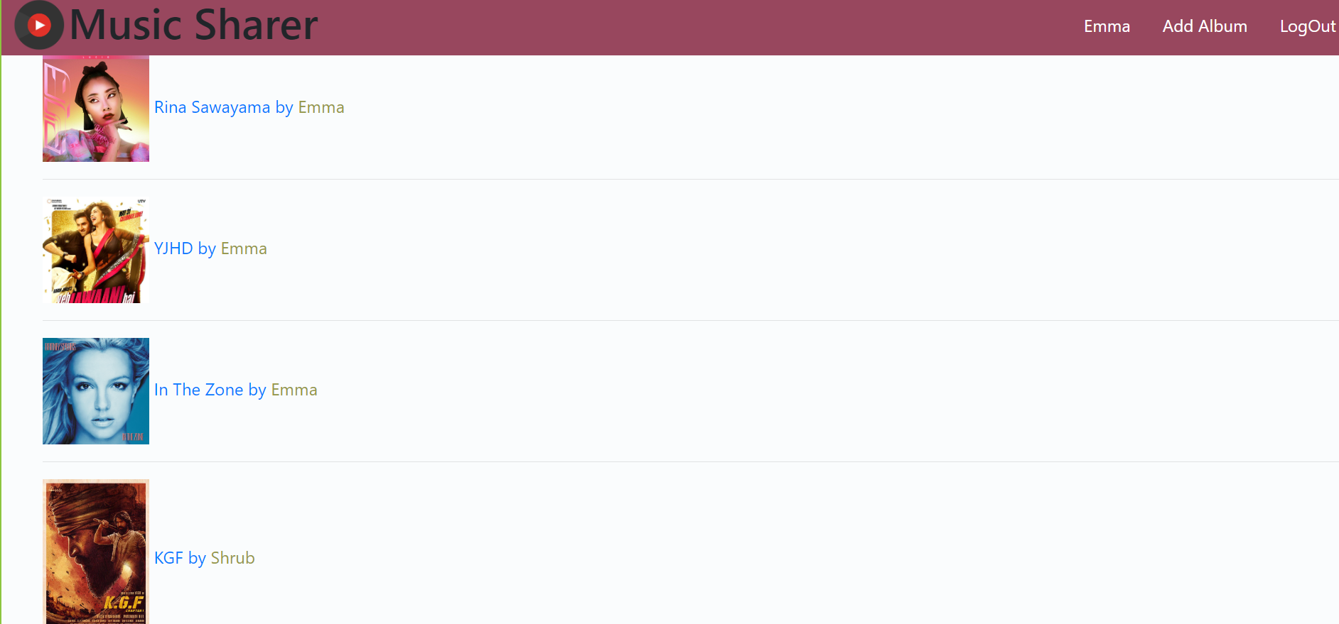 GitHub - AkankshaGiliyal/Music-Sharing-App: Music sharing app created ...