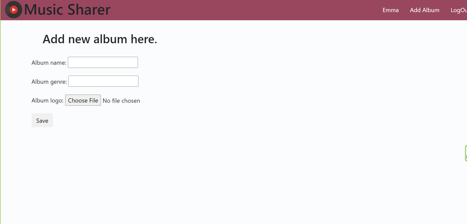 GitHub - AkankshaGiliyal/Music-Sharing-App: Music sharing app created ...