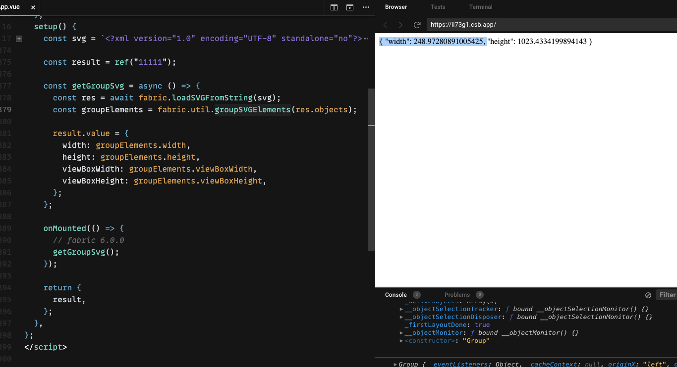 [Bug]: 6.0.0-beta8 groupSVGElements return width, height incorrect like 5.3.0 · Issue #8996 ...