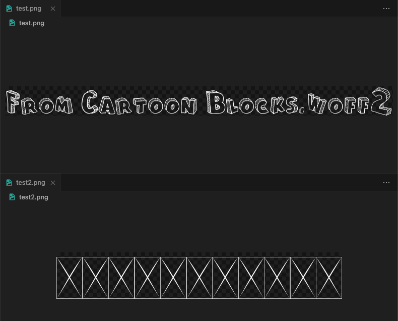 Some .woff2 fonts return incorrect images · Issue #7380 · python-pillow/Pillow · GitHub