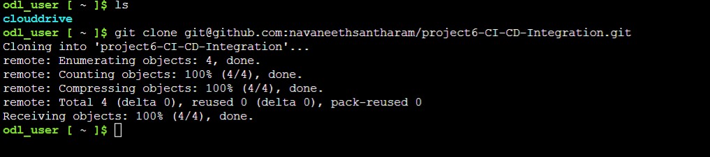 GitHub - navaneethsantharam/project6-CI-CD-Integration: The udacity project for implementing CI ...