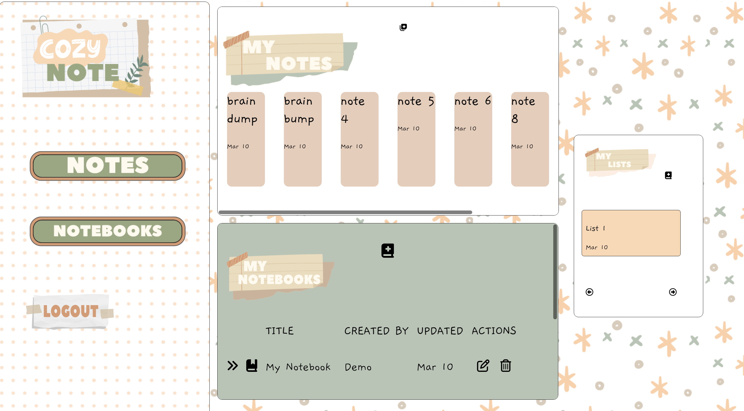 GitHub - andrea-green/Cozy-Note