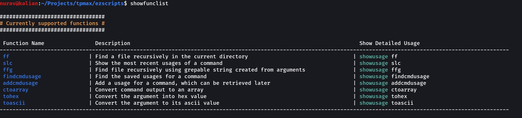 GitHub - varunull/ezscripts: ezscripts is a bash function library intended to automate ...