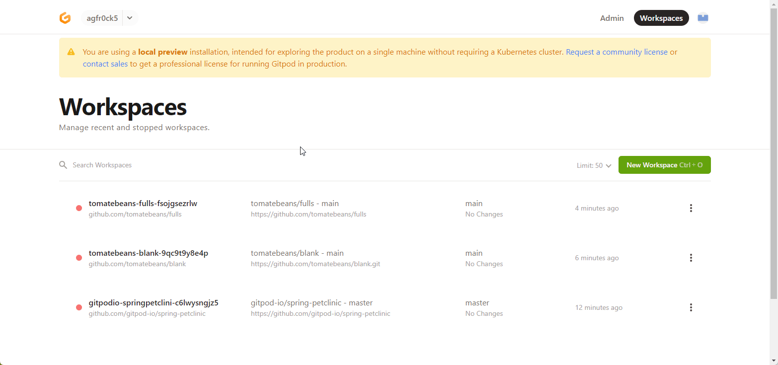 Local Preview Build Fail · Issue 12451 · Gitpod Iogitpod · Github