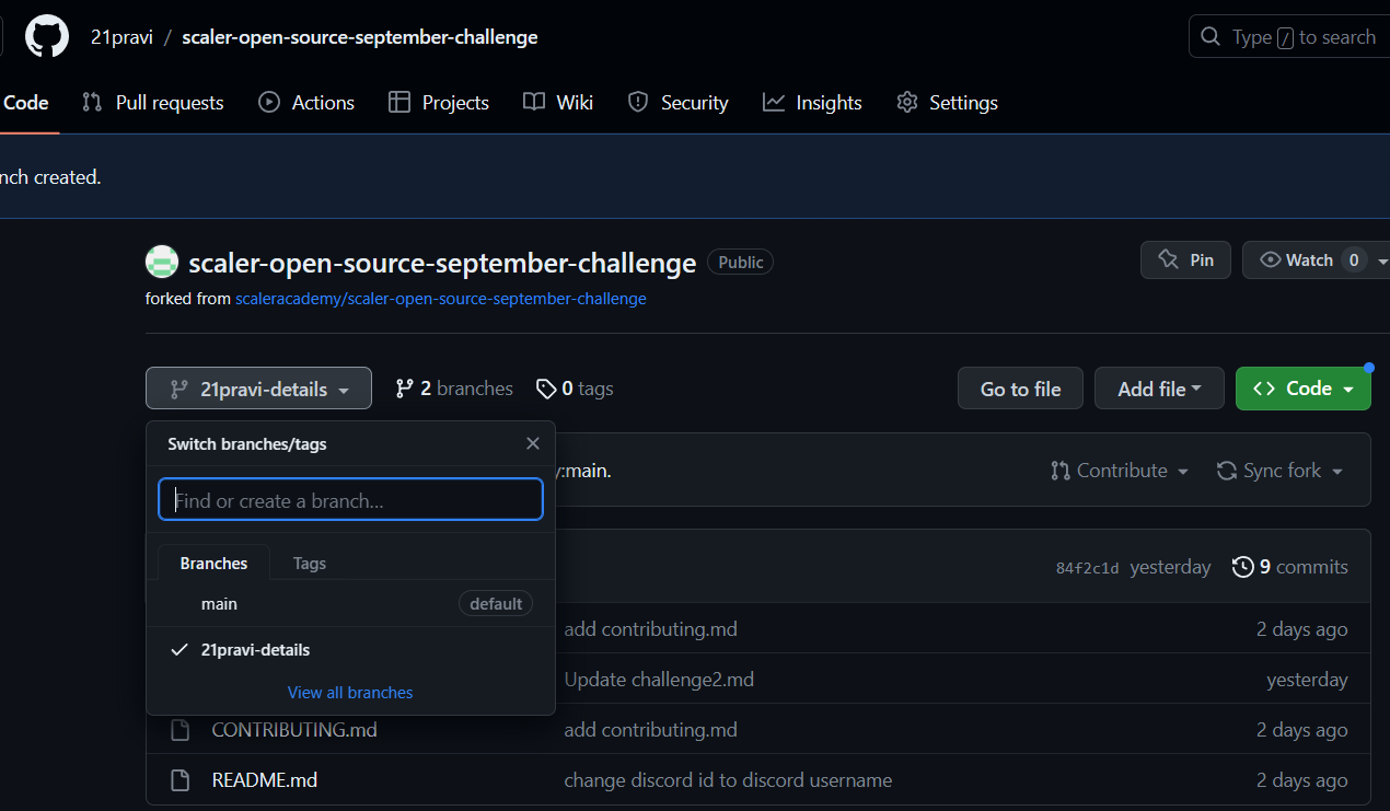 Challenge #1- Praviveek · Issue #456 · scaleracademy/scaler-open-source-september-challenge · GitHub