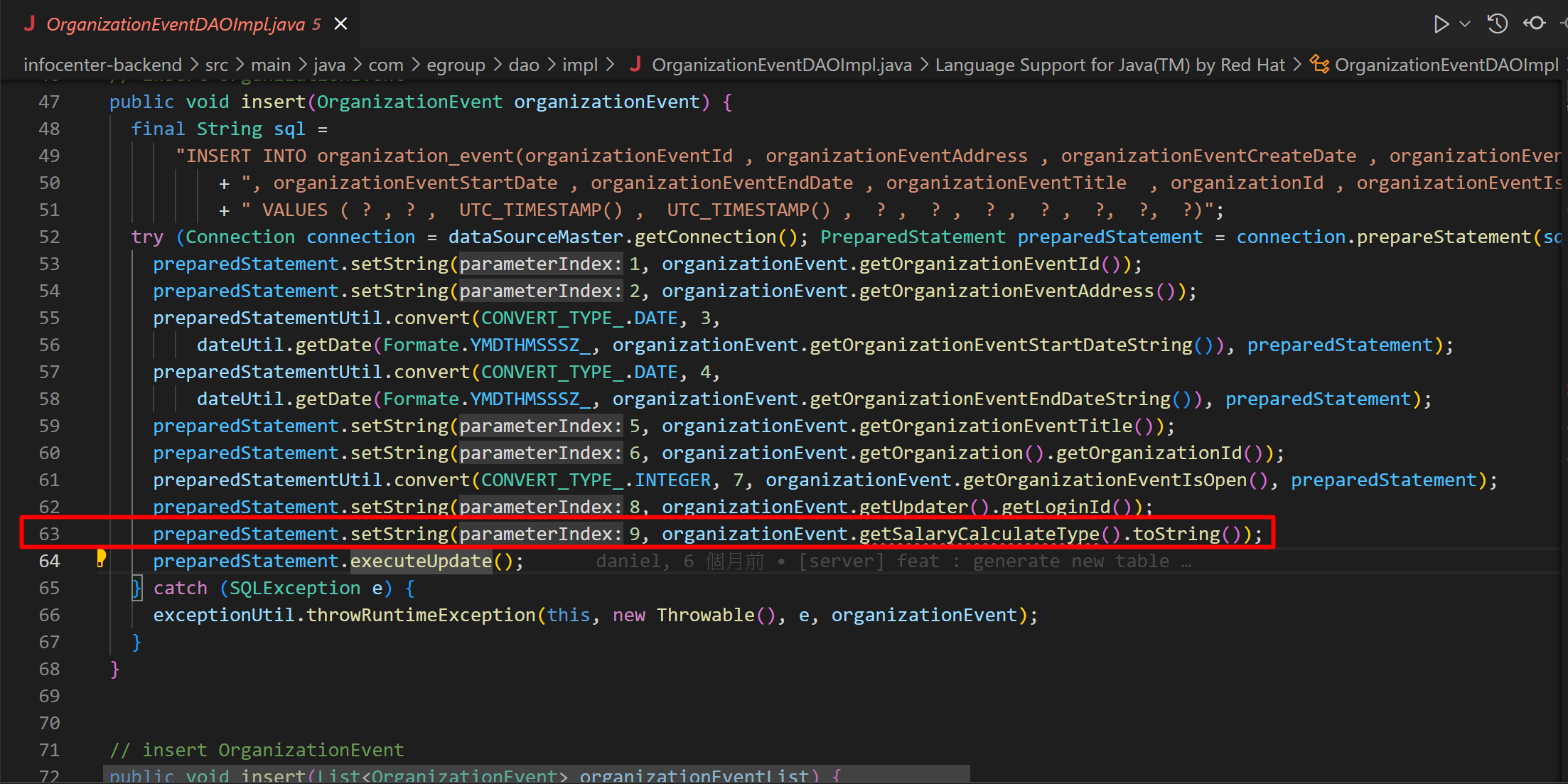 (solved) ENUM在DAOImpl時，要加.toString() · Issue #67 · eGroupTeam/course-backend · GitHub