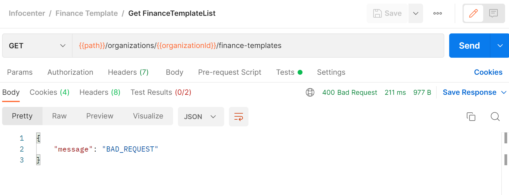Solved Postman測試 400 Badrequest Can Not Set Boolean Field Comegroupfinanceentity