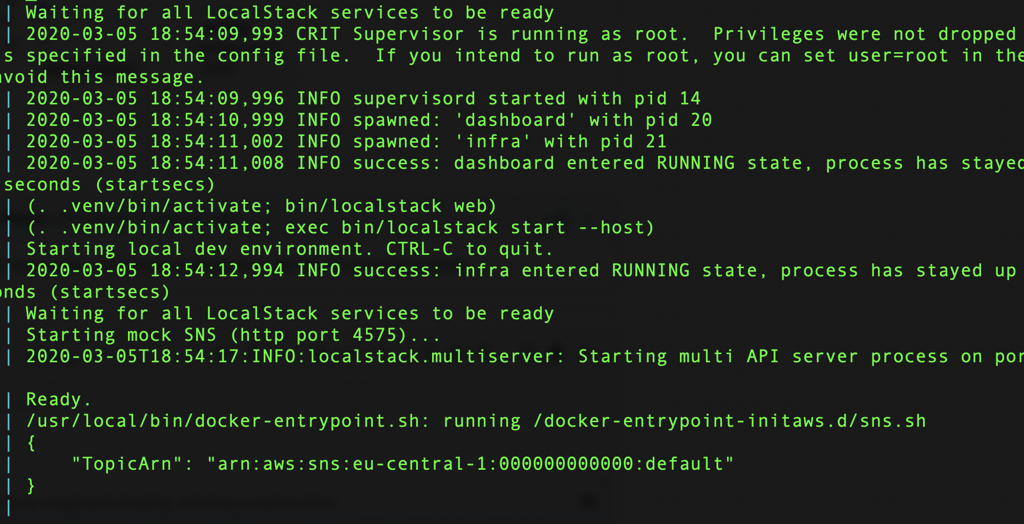 Dashboard Does Not Work · Issue 1392 · Localstacklocalstack · Github