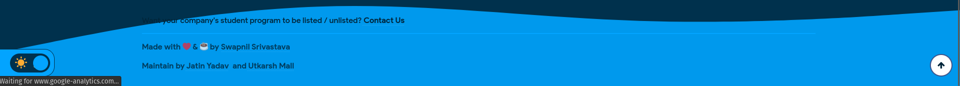 Footer changes with Dark mode toggle button · Issue #162 · swapnilsparsh/DevEmpire · GitHub