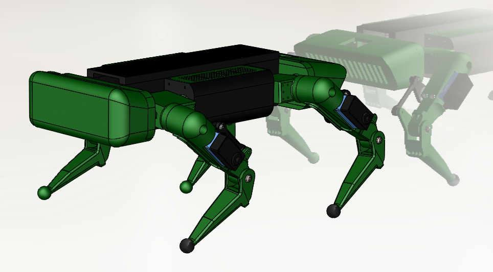 GitHub - EnesYildirim1/BiomimeticQuadrupedRobot: This project is the university graduation ...