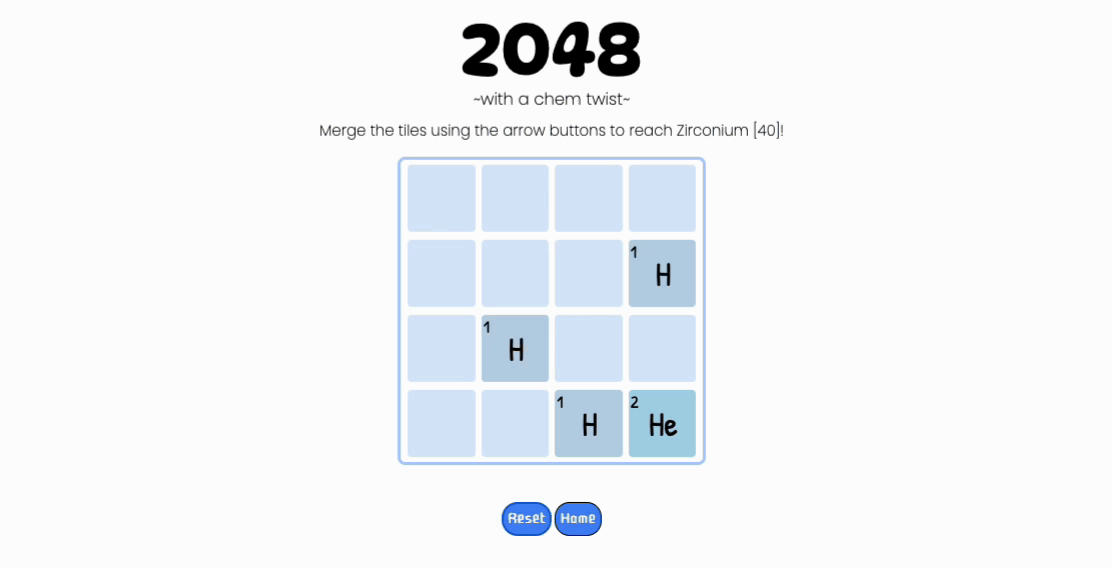 GitHub - Daya-goh/2048-chem: The classic 2048 game with a chemistry twist!