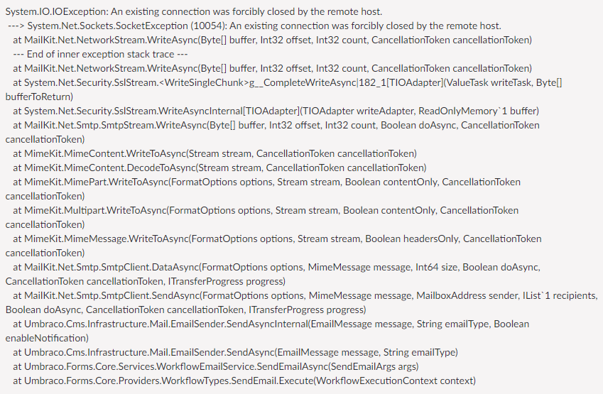Email Fails To Send When Large File Is Attached · Issue 883 · Umbracoumbracoformsissues · Github