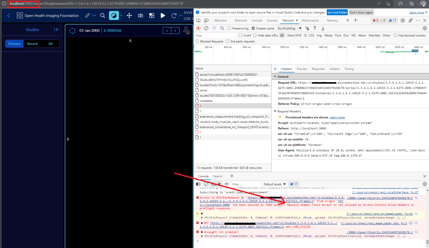 Support Consuming Wado Rs Endpoint With Cross Origin Resource Sharing