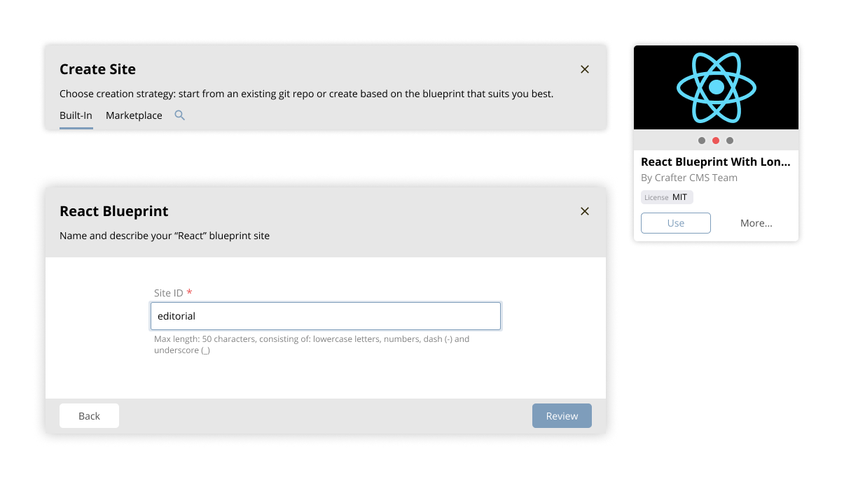[studio-iu] Create Site Dialog Polish · Issue #3535 · craftercms/craftercms · GitHub