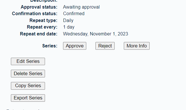 Error when attempting to approve series booking · Issue #3549 · meeting ...