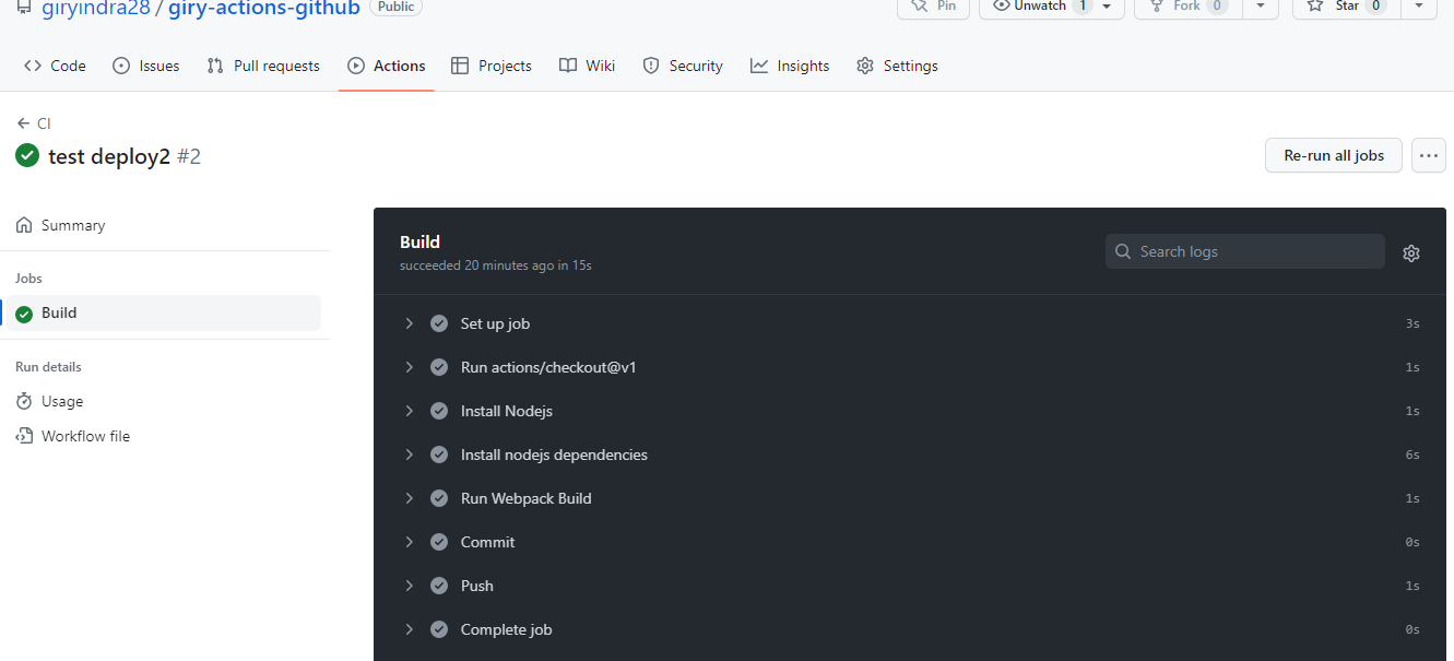 GitHub - giryindra28/giry-actions-github: a. Buatlah Script Github Actions untuk Deploy GitHub ...