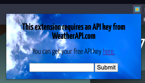 GitHub - helloWerld/CurrentWeather: A chrome extension that shows current weather and 2 day ...