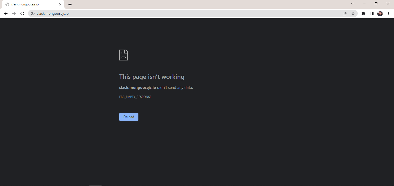 Mongoose Slack Channel is not Accessible · Issue #12291 · Automattic/mongoose · GitHub