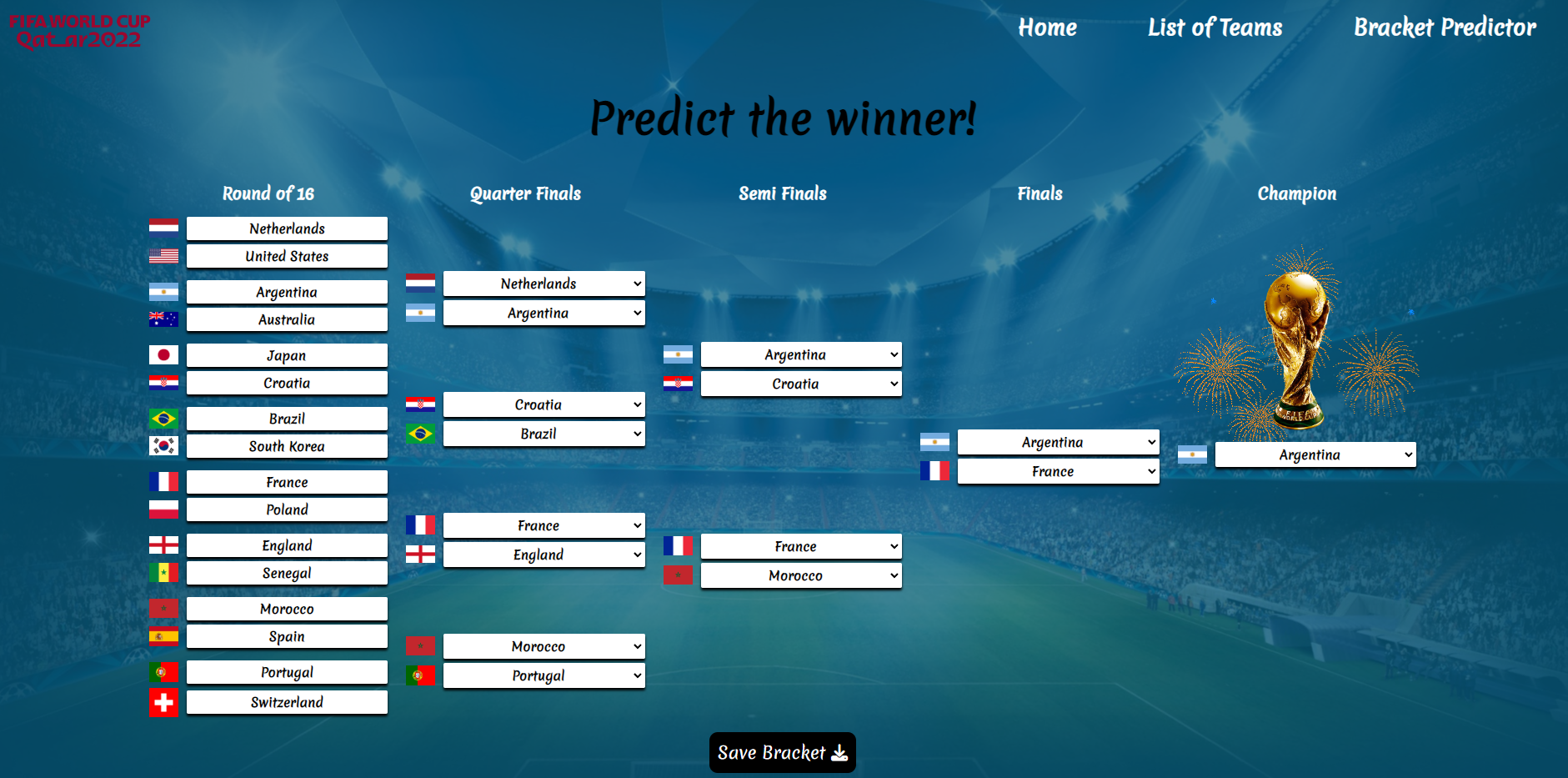 GitHub - sabrahahmed/WorldCupVision: A web application that allows users to look-up information ...