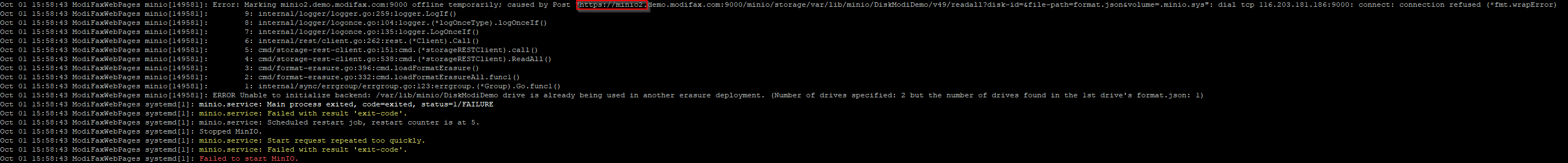 Minio deploy Multi-Node as one cluster · Issue #15778 · minio/minio ... Minio deploy Multi-Node as one cluster · Issue #15778 · minio/minio ...