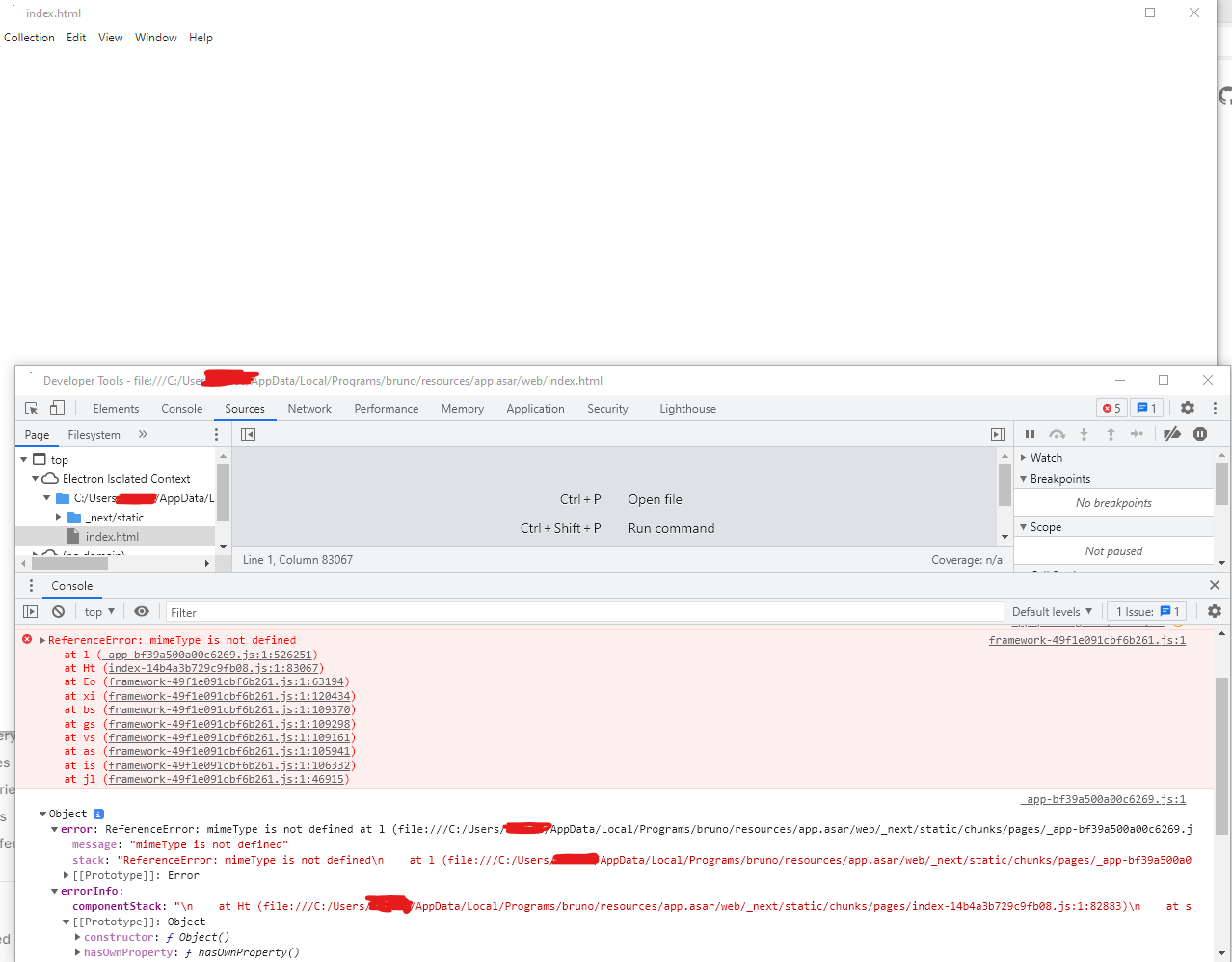 [Bug] App crash when passing XML request · Issue #333 · usebruno/bruno · GitHub